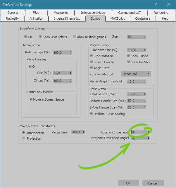Solved: How to change rotation step? - Autodesk Community