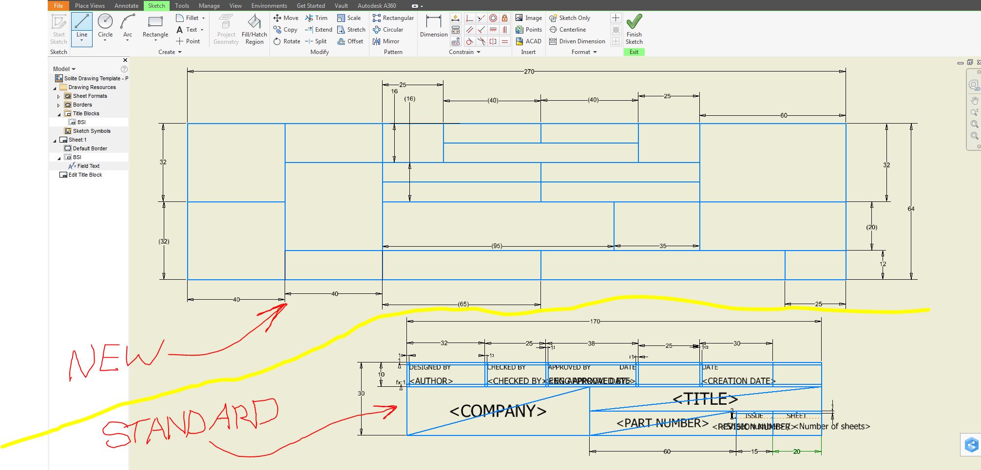 Help required; making a bespoke drawing template title box. - Autodesk ...