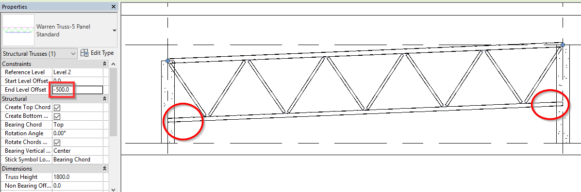 Warren truss with a slope - problems - Autodesk Community