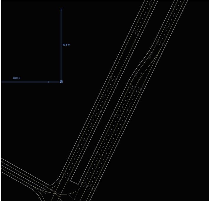 Solved: Right turn lane dual highway - Autodesk Community
