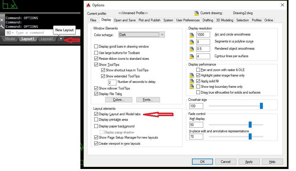 How do i add a layout tab on autocad 2015? - Autodesk Community