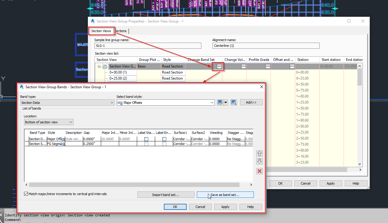 Solved: to much chainage and level details on section - Autodesk Community