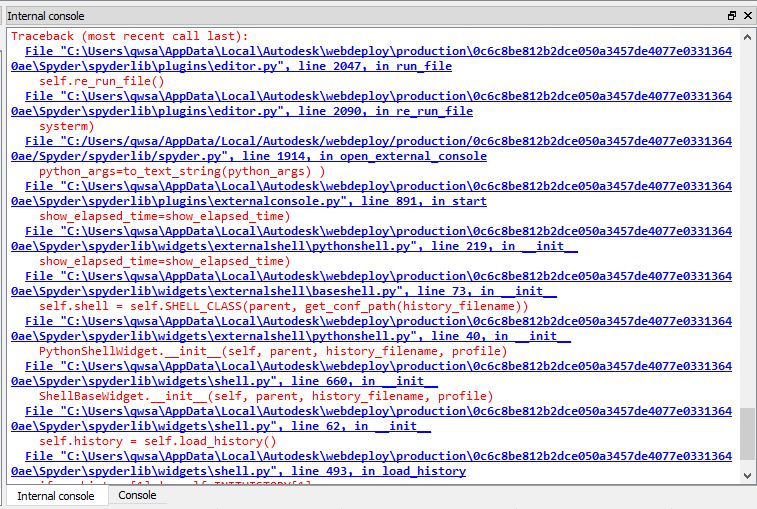 Решено: Spyder error - Fusion API - Autodesk Community