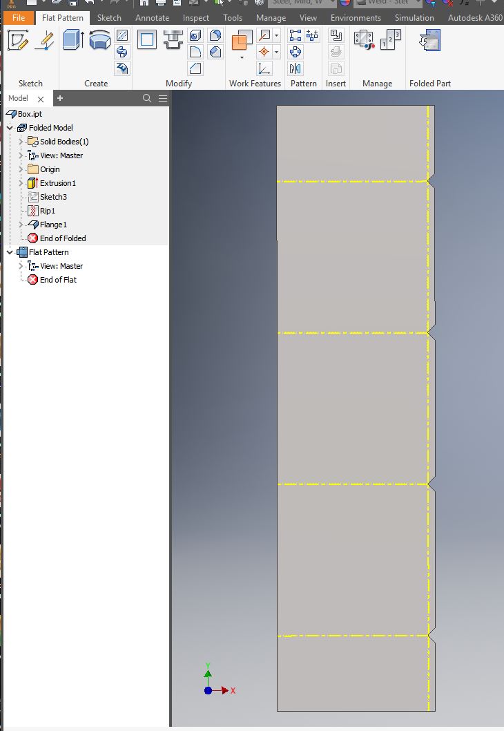 Solved: Sheet metal box flange - Autodesk Community