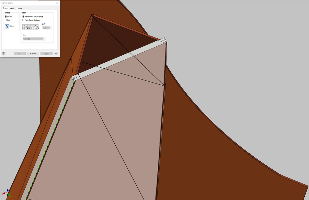 Solved: Corner seam between two solids IV2018 - Autodesk Community