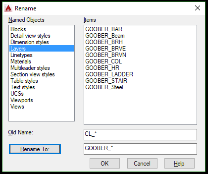 Solved: Wildcard Character * Not Allowing Renaming of Multiple Layers - Autodesk Community