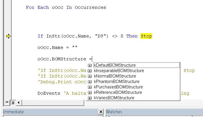 Add 'Phantom' as a BOM Status option within the Assembly Environment ...