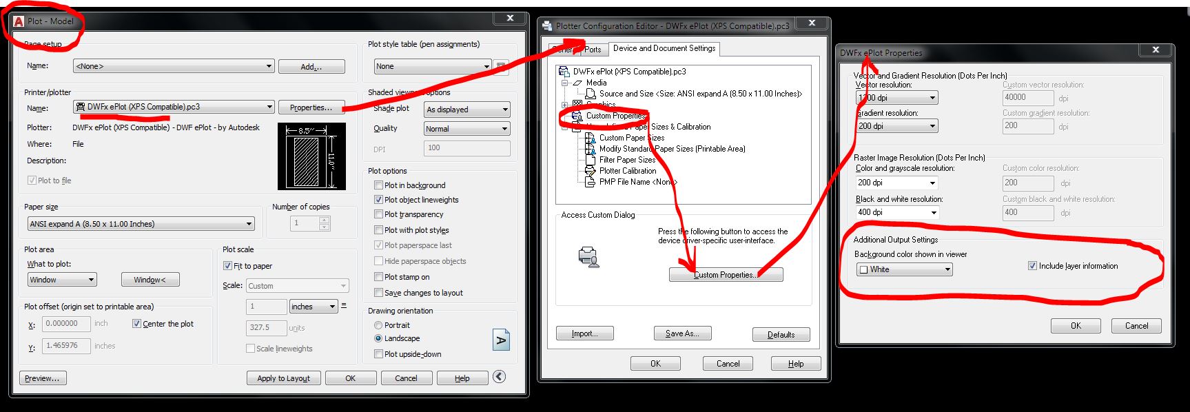 Plotting DWG to DWFX, with layers and textfields - Autodesk Community