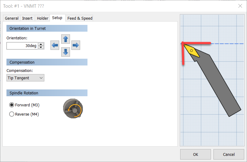Turning Tool Orientation Autodesk Community
