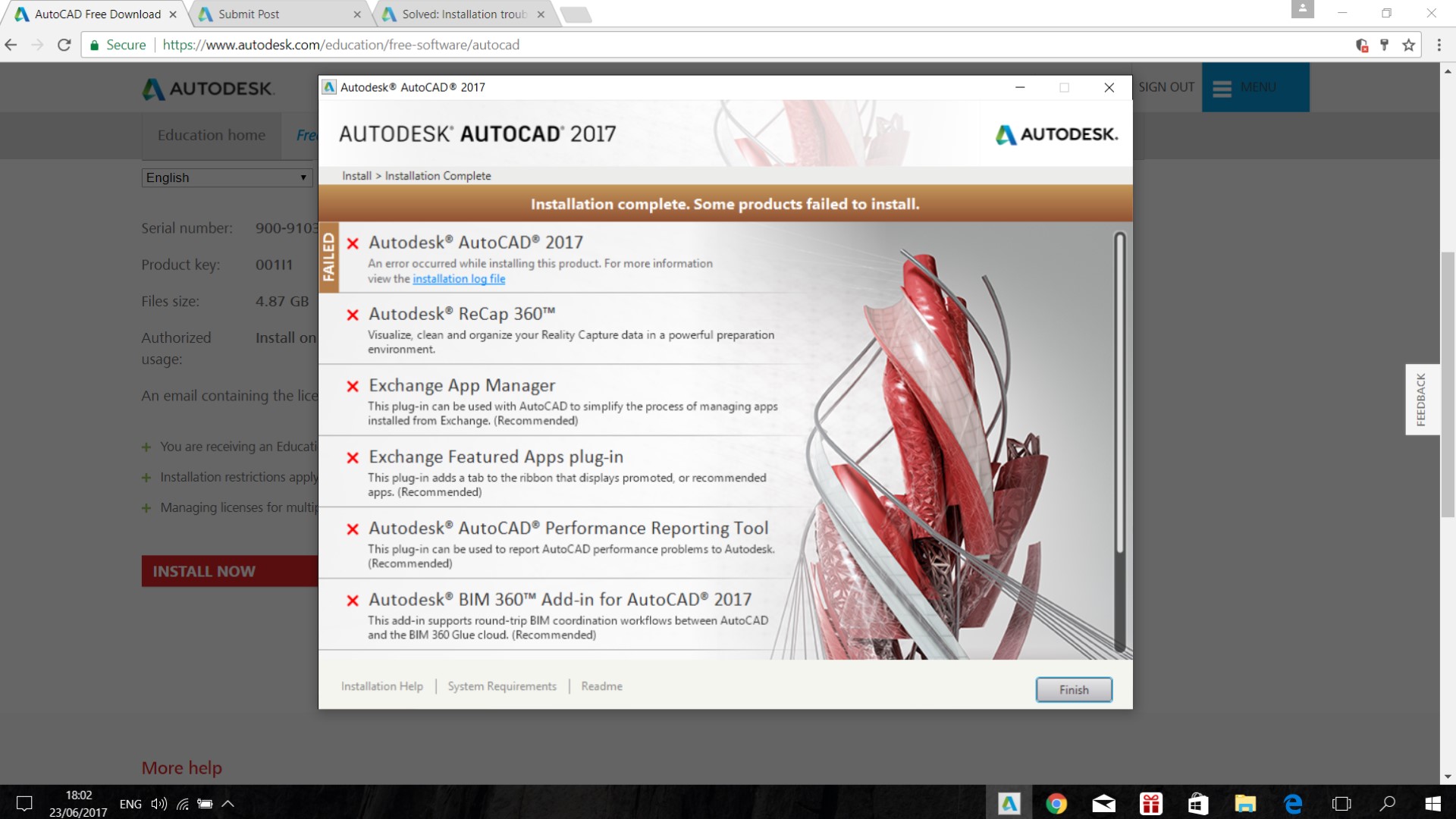 Installtion problames - Autodesk Community