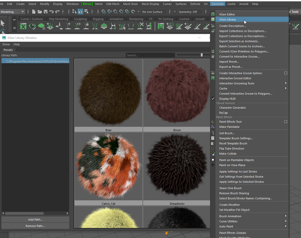 Solved Xgen Assign Collection Description Autodesk Community