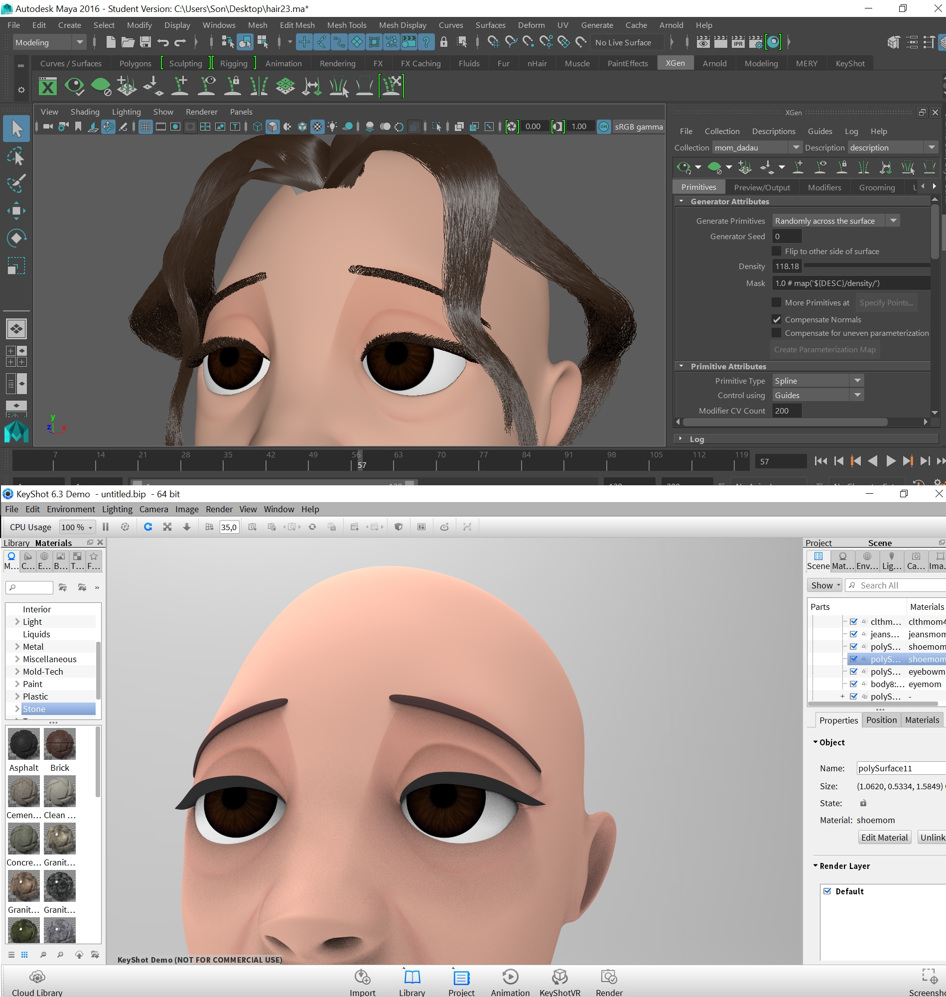 Xgen Rendering - Autodesk Community
