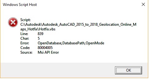 Solved: Geolocation Online Maps Hotfix not working - Autodesk Community