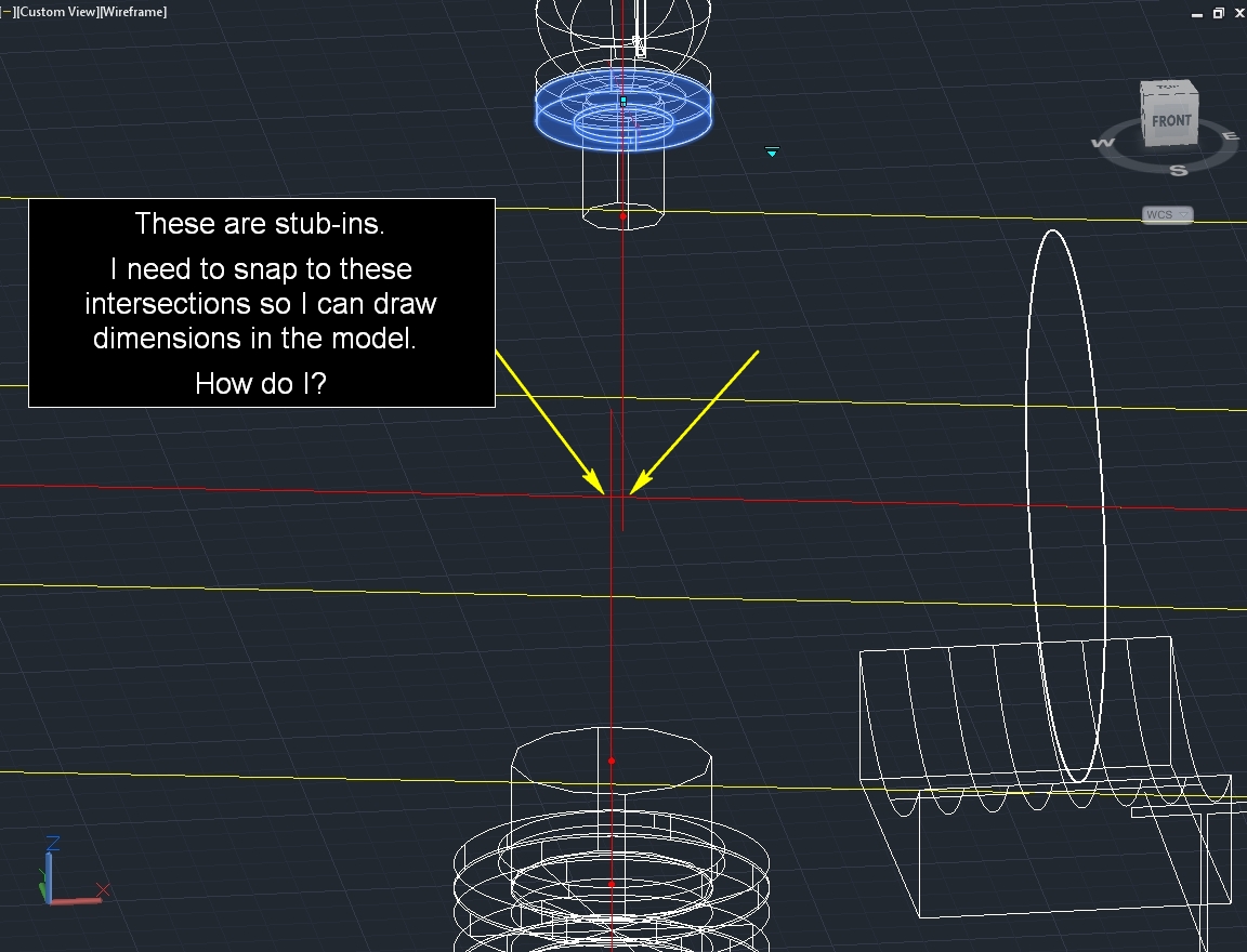 How do I snap to the intersection at the centerline? - Autodesk Community