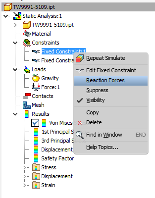 FEA - Display Reaction force and direction - Autodesk Community