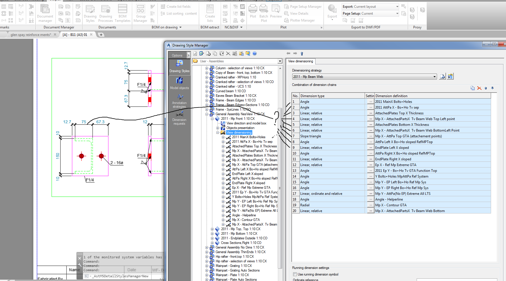 EASILY IDENTIFY DIMENSION STRINGS - Autodesk Community