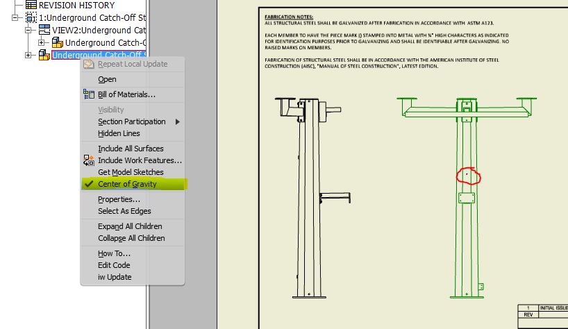 Solved: CG in a Drawing - Autodesk Community