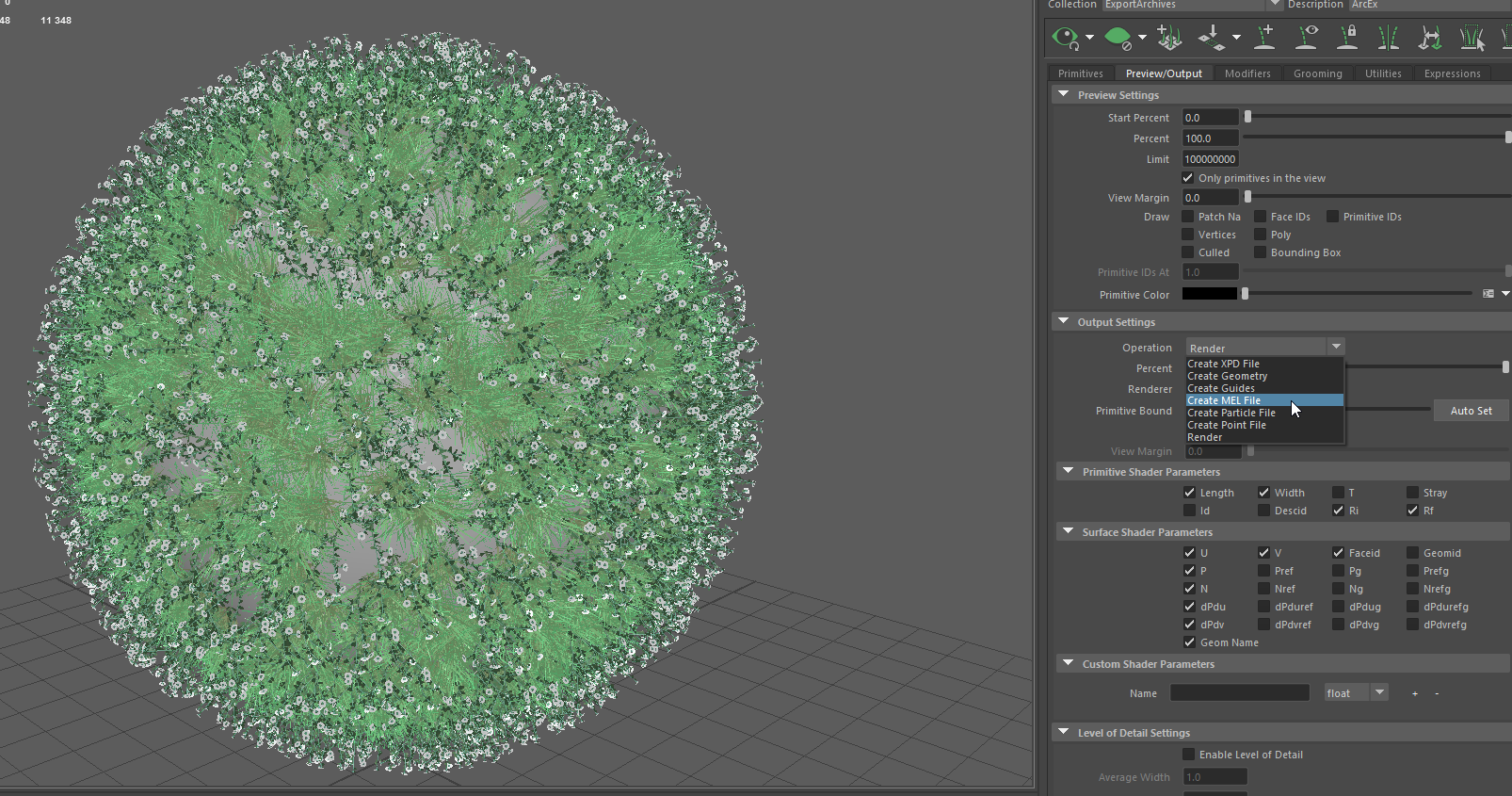 Solved: Xgen Create mel/Export geometry not working. - Autodesk Community