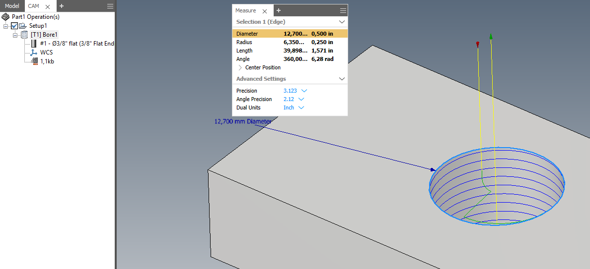Bore Operation and CDC - Autodesk Community