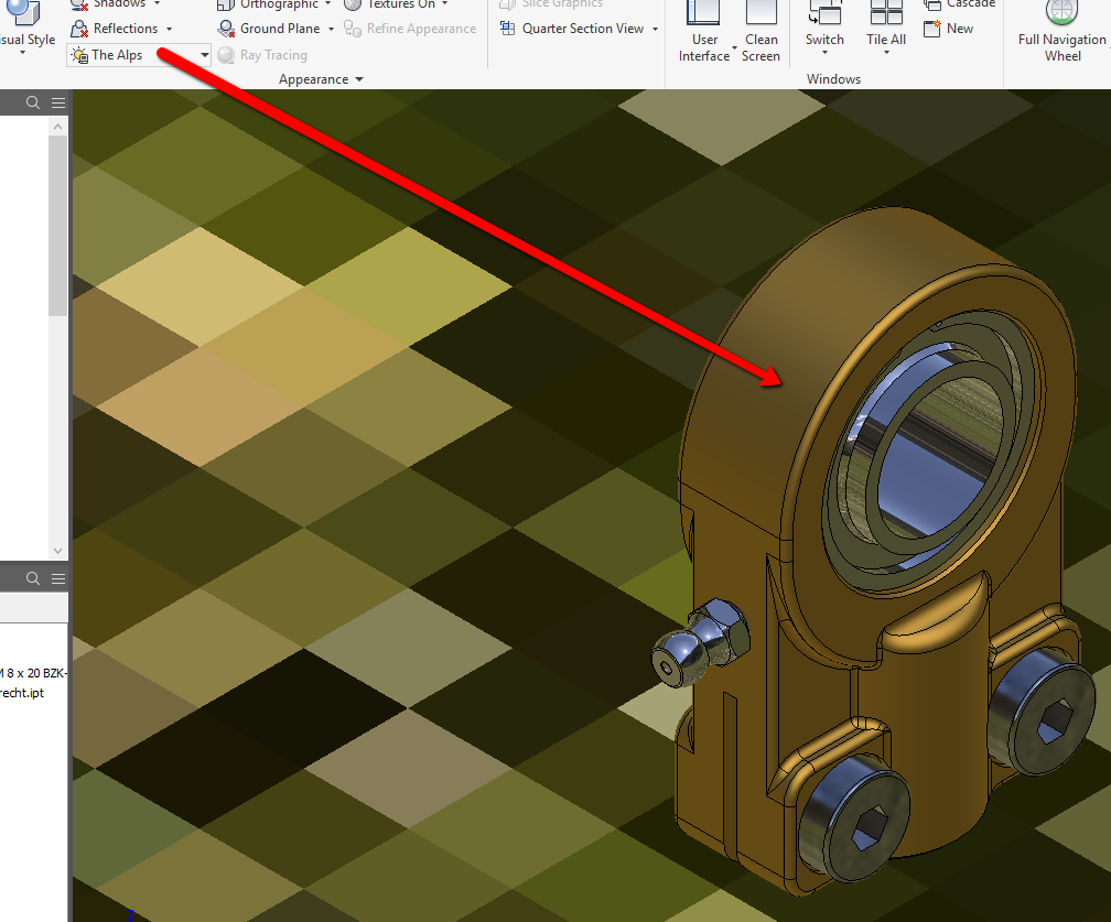 Inventor 2018 reflections don't behave correctly - Autodesk Community
