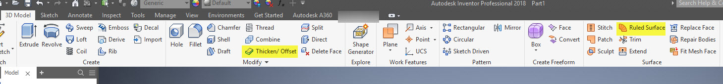 Solved: I can't find all the commands i need in the ribbon . - Autodesk Community