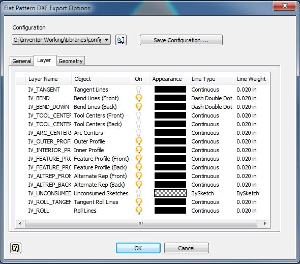 Modify layers before exporting DXF file using iLogic rule - Autodesk Community