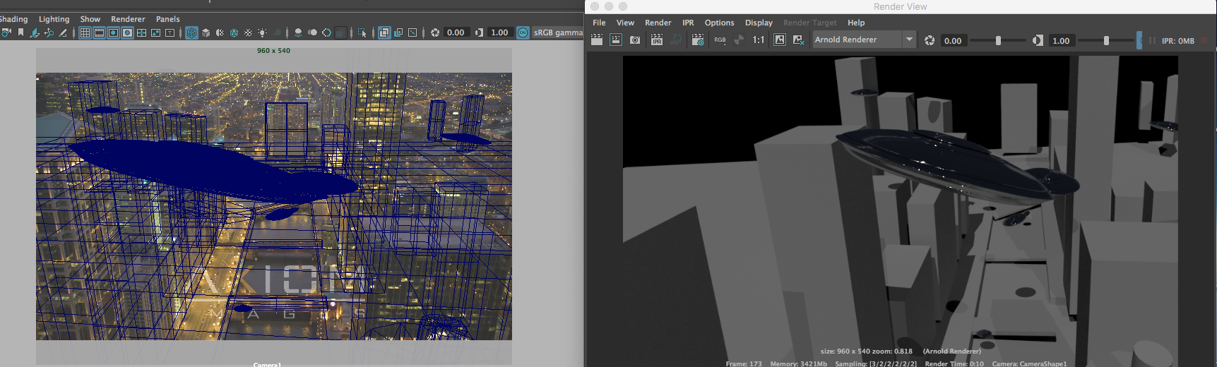 Solved: Arnold Render "Panned/squeezed" compared to cam view - Autodesk Community
