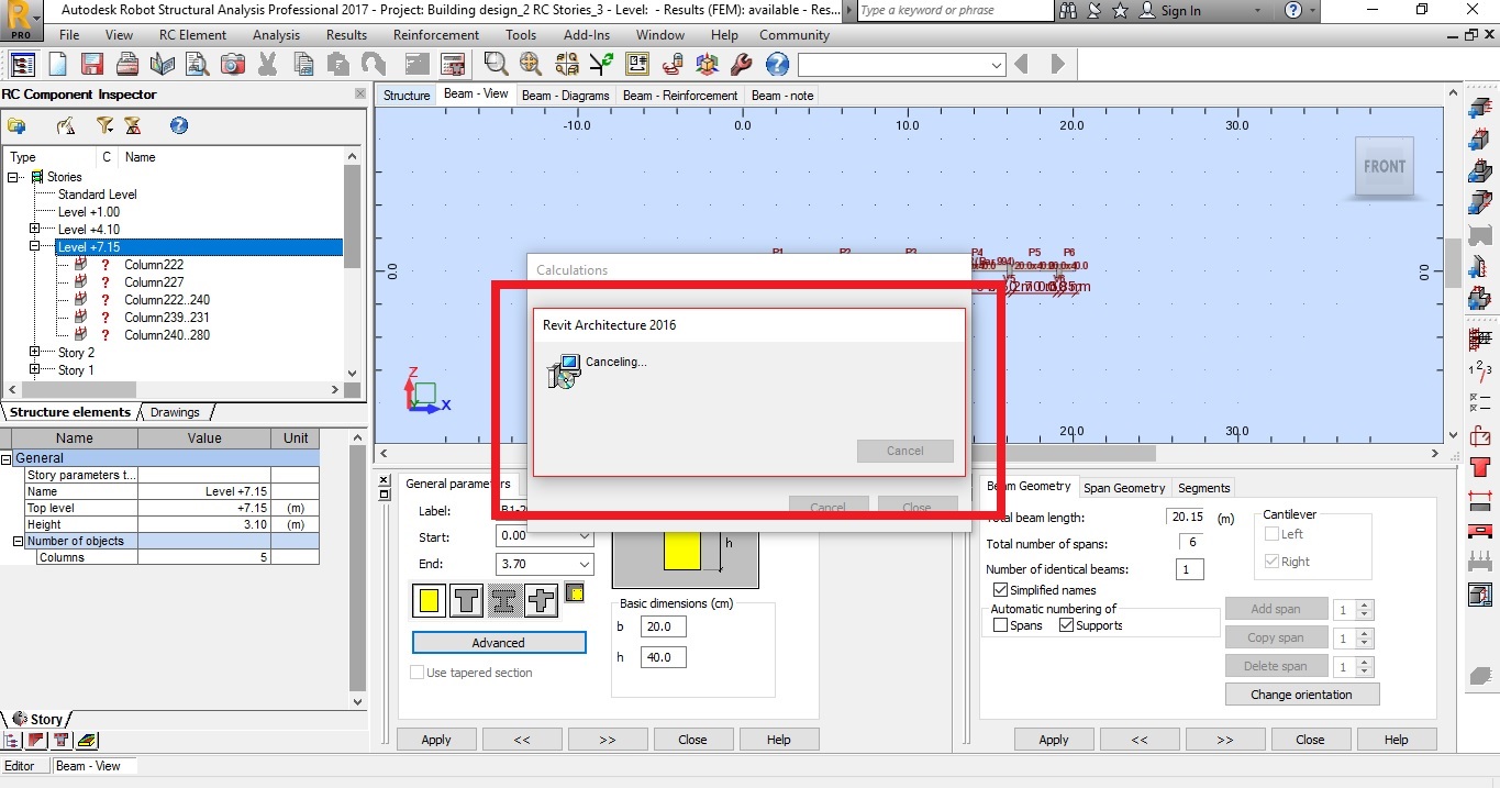 Solved: Revit installation dialog is opened during RC column reinforcement calculations ...
