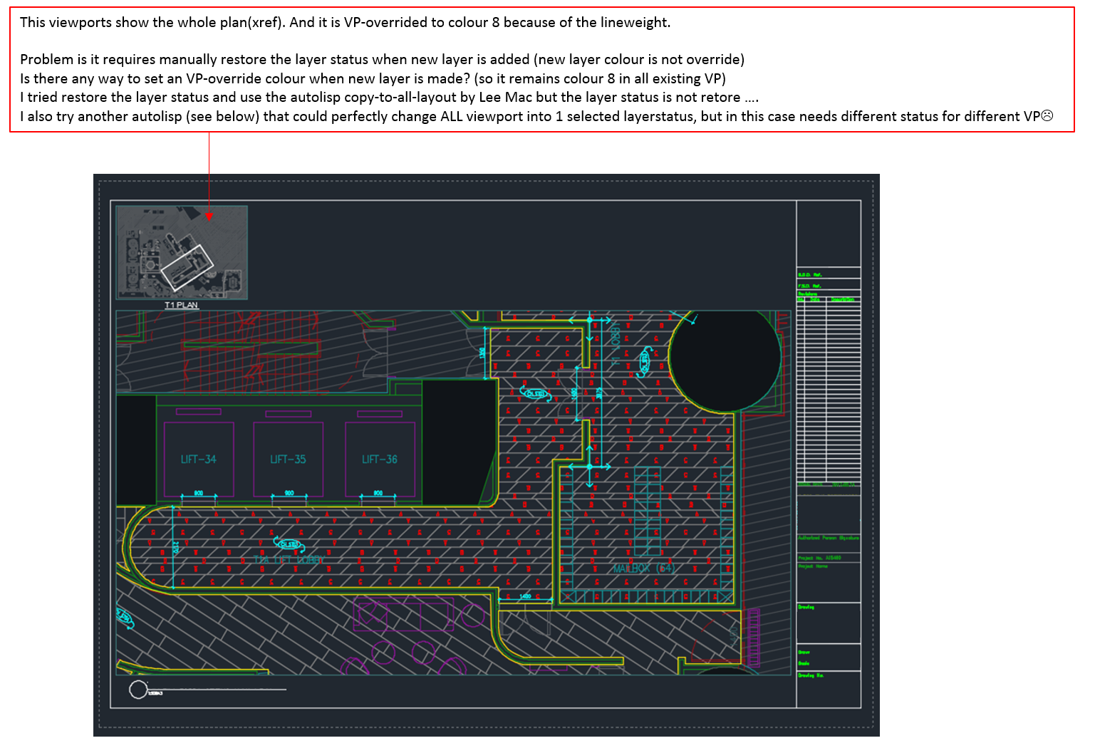 Update different viewports with different layer status on different ...