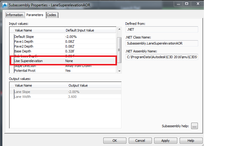 Solved: the shoulder slope has turned to opposite of lane slope - Autodesk Community
