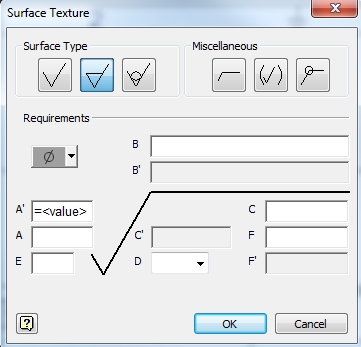 Solved: Surface Texture Symbol Text formula - Autodesk Community