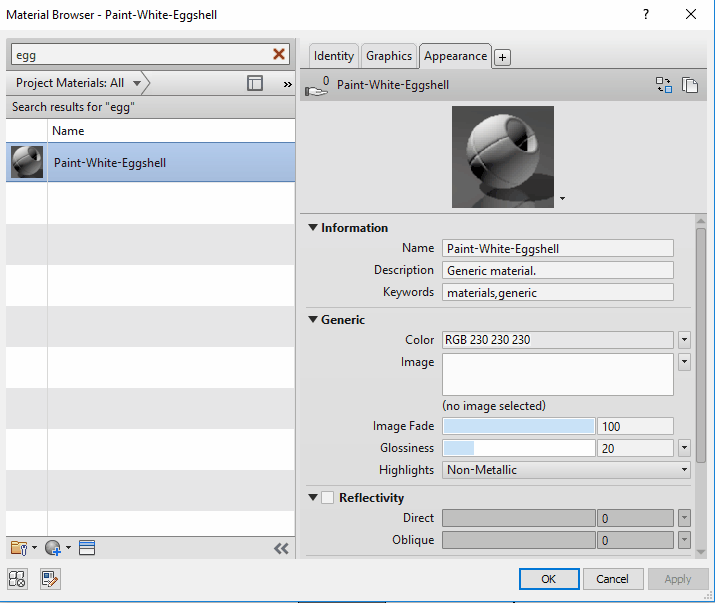 Let us find what Material uses particular Material Appearance Asset ...
