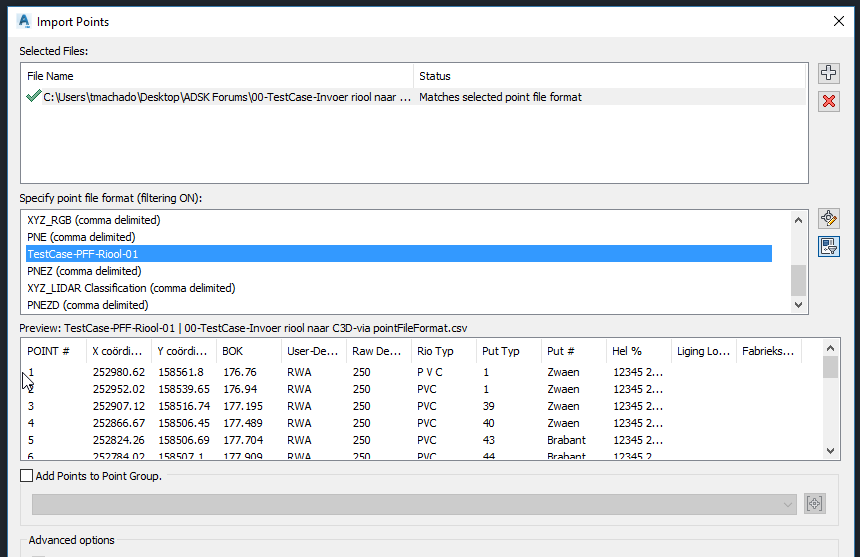 Solved: Point File Format files - Autodesk Community