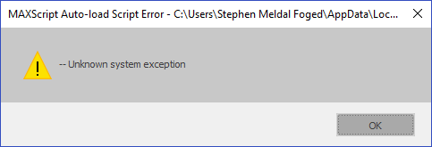 Solved: MAXScript Auto-load Script Error - Autodesk Community