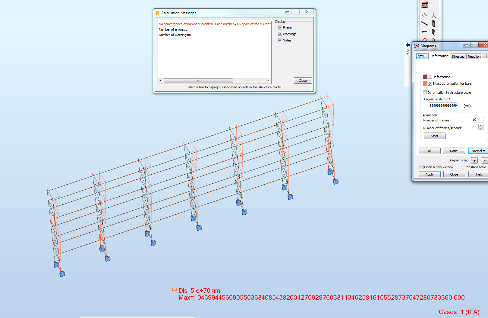 Simple racking structure - Instability type 3 (expert advise needed ...