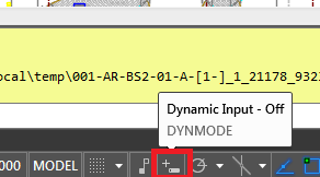 DYNMODE NOT WORKING - Autodesk Community