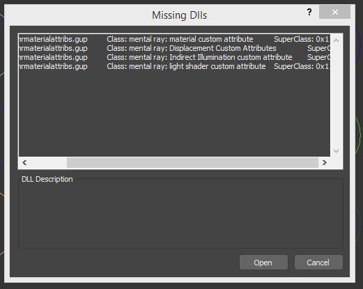 Solved: Max 2018 Missing DLL Scene Open Errors - mrmaterialattribs.gup ...