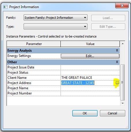 Solved: Revit 2018 Project Address Title Block Issue - Autodesk Community