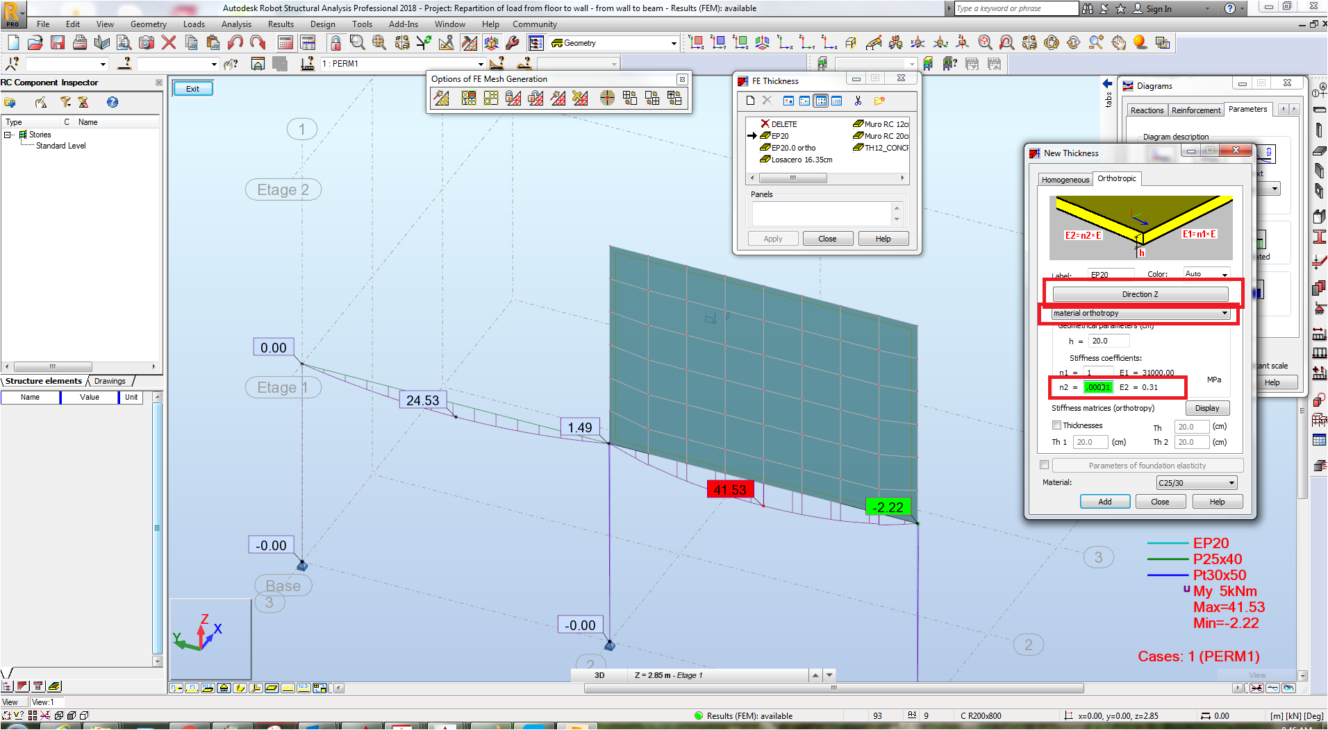 Solved: Load Repartition from floor to wall - Autodesk Community
