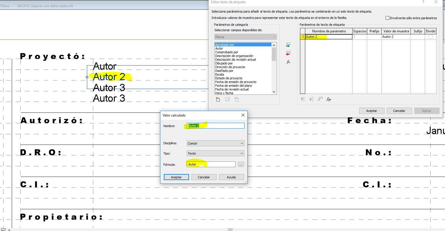 Solucionado: Poner más autores en pie de plano - Autodesk Community