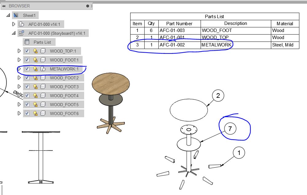 BOM Balloon with a sub-assembly - Autodesk Community