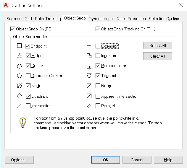 Solved: LT 2018 Extended intersection Osnap - Autodesk Community