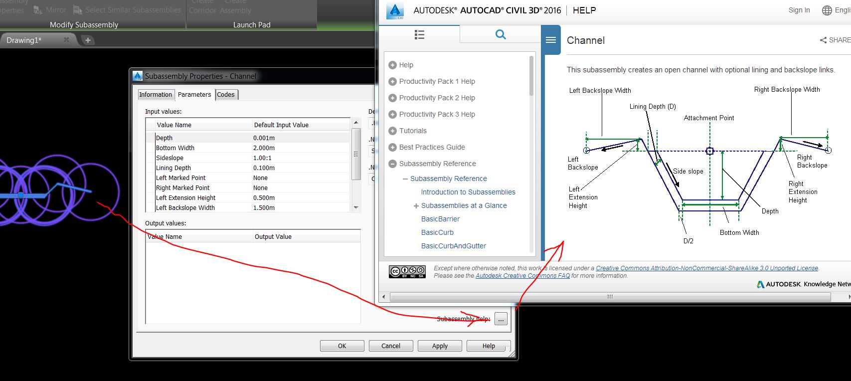 Solved: Create open channel assembly (depth of ditch) - Autodesk Community