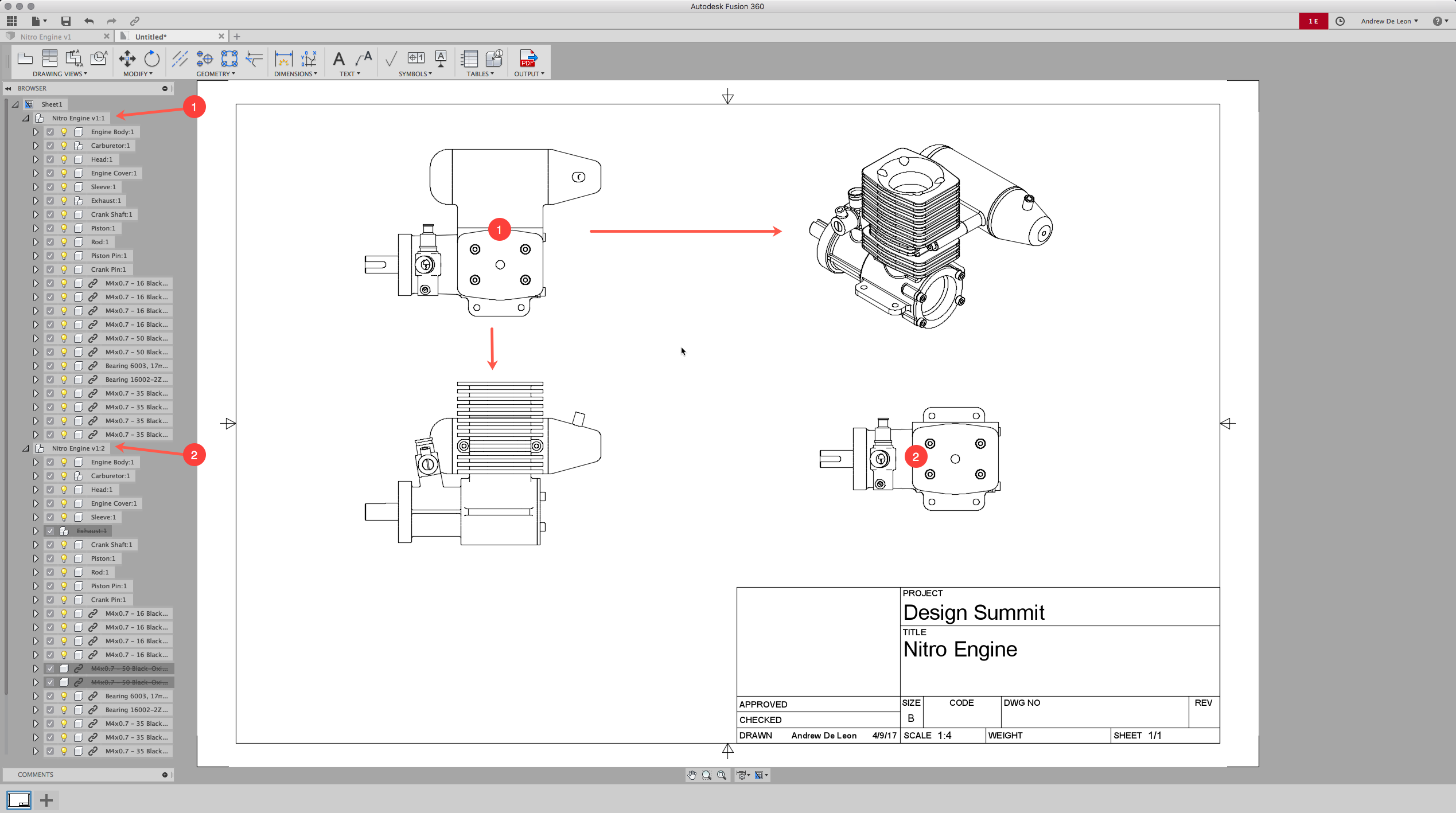 Solved: VISIBILITY OF ASSEMBLY ITEMS FROM ONE SHEET TO THE NEXT IN A ...