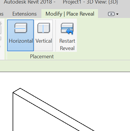 Solved: Placeing a reveal verically on the wall - Autodesk Community