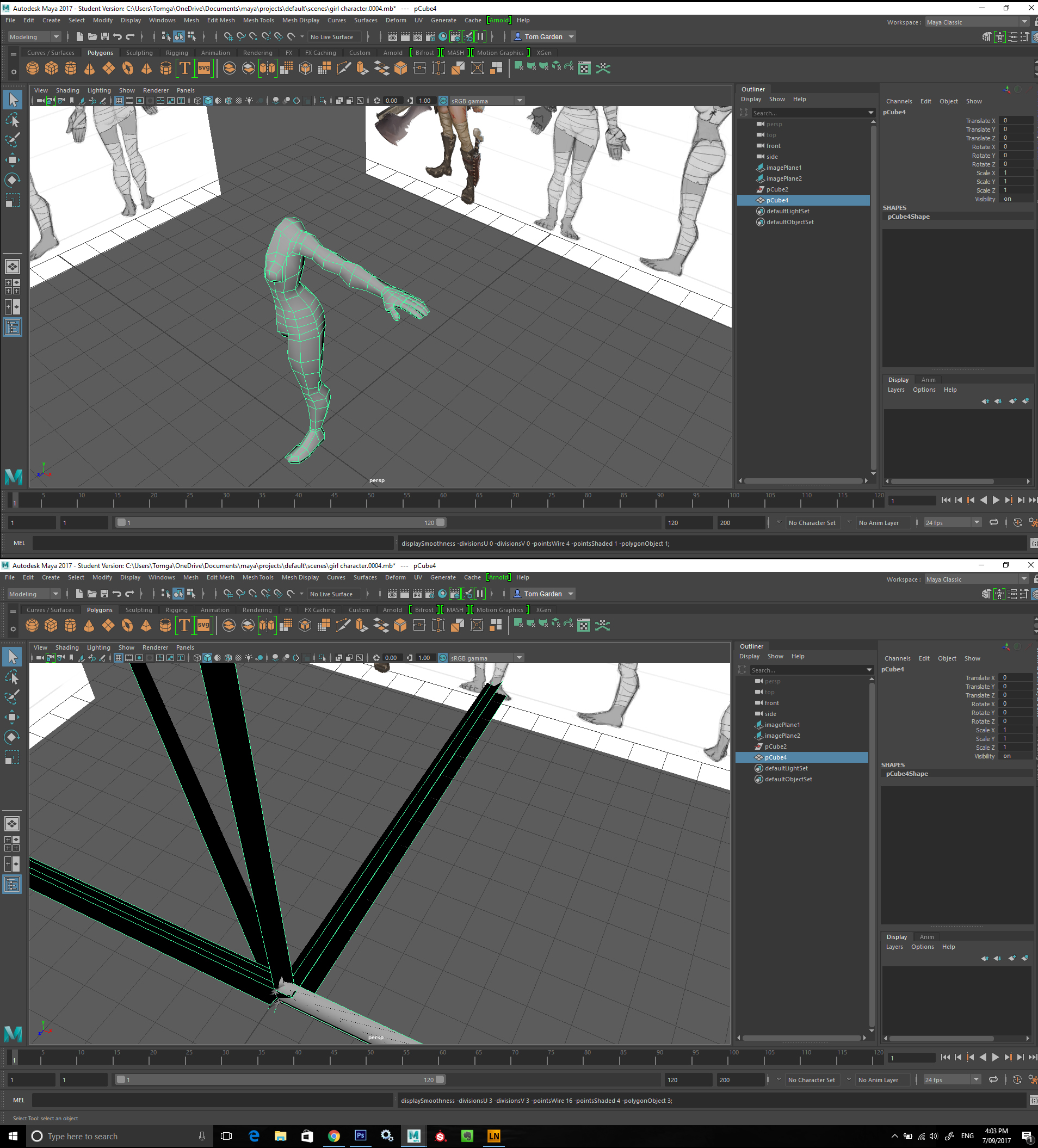 Solved: Pressing '3' makes my object either disappear, glitch or ...