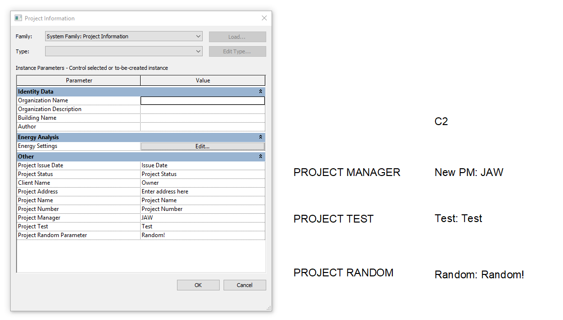 Solved Revit 2018 Shared Parameters Show In Titleblock Not In Project