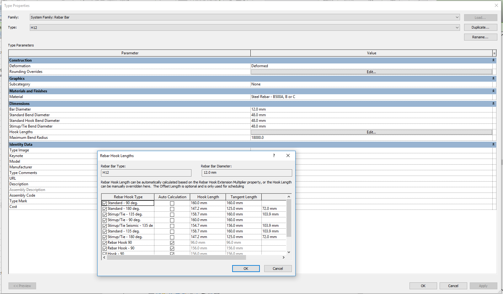 Revit Hook Length Referance - Autodesk Community