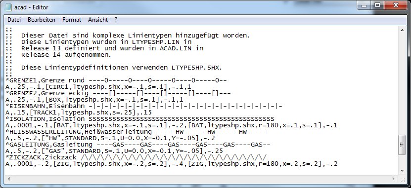 Definition of complex line types - Autodesk Community