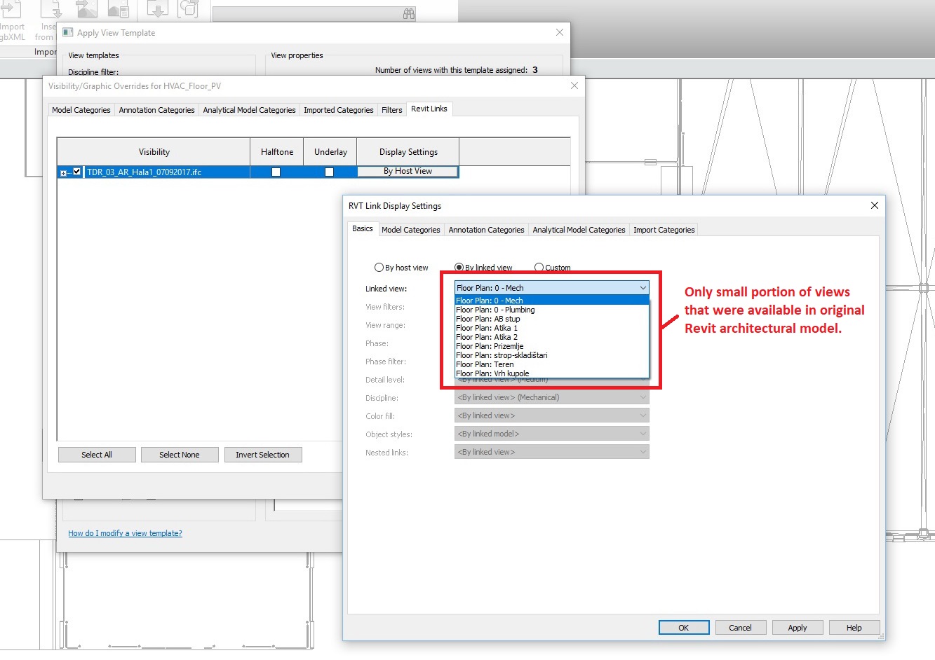 Linking views from ifc - Autodesk Community